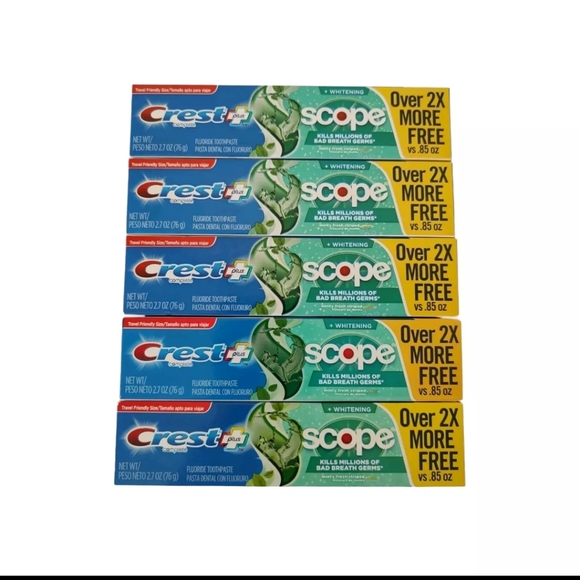 Crest | Bath & Body | Lot Of 5 Crest Complete Plus Scope Toothpaste 27 ...
